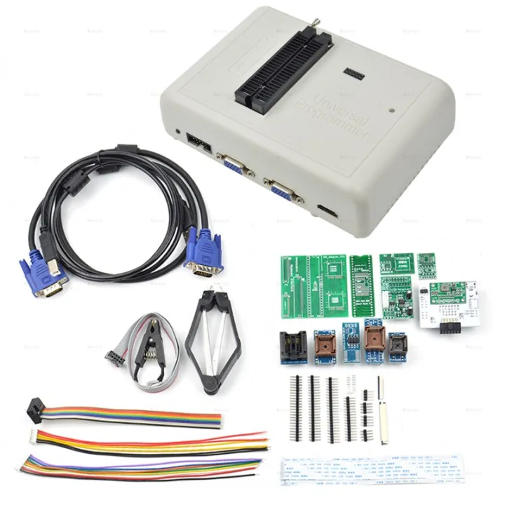 RT809H EMMC-Nand FLASH Extremely Fast Universal Programmer +21 Adapter WITH Customized EMMC ISP ...