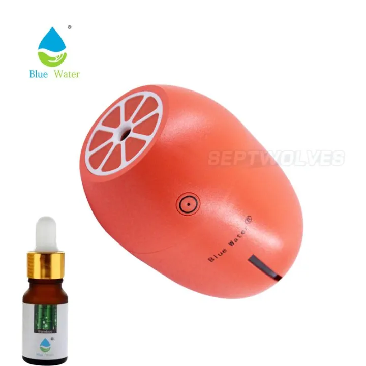 Air Humidifier(Orange)Mini Lemon Shape USB Portable With LED Lights ...