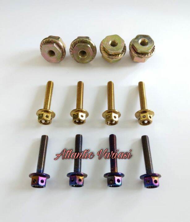 PAKET BAUT PROBOLT VISOR HENG PLUS MUR BAUT ANTI JEBOL NMAX LEXI XMAX AEROX baut visor ...