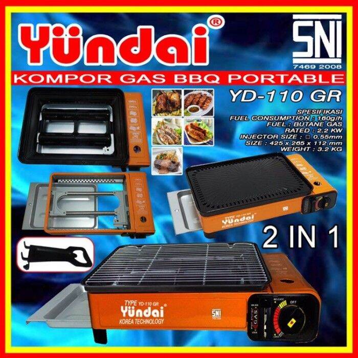 Peralatan Masak Grill Pan Alat Panggangan Yundai Grill BBQ | Lazada ...