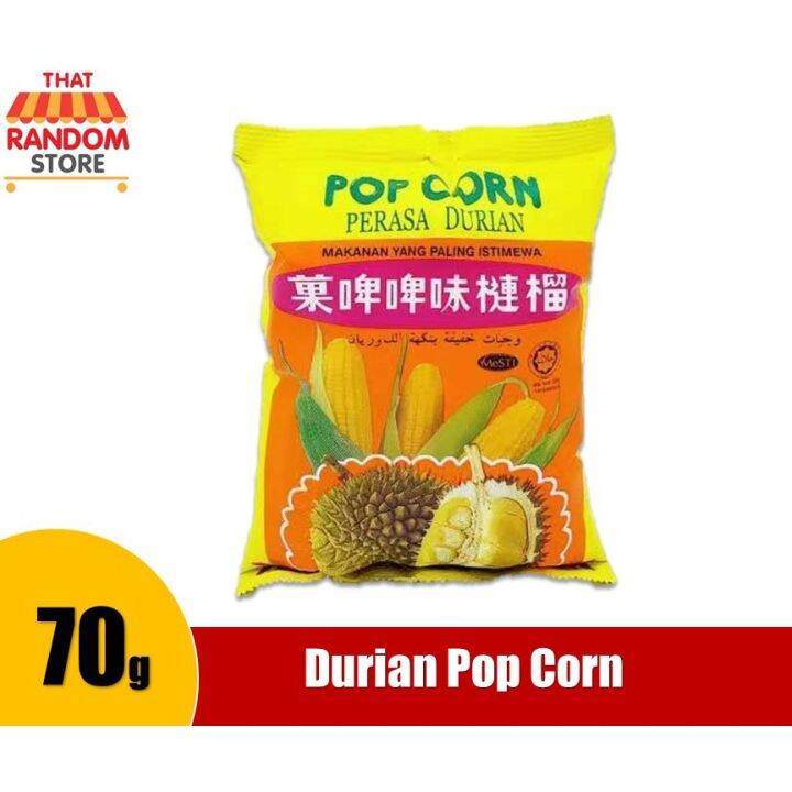 Pop Corn Perasa Durian (70g) | Lazada