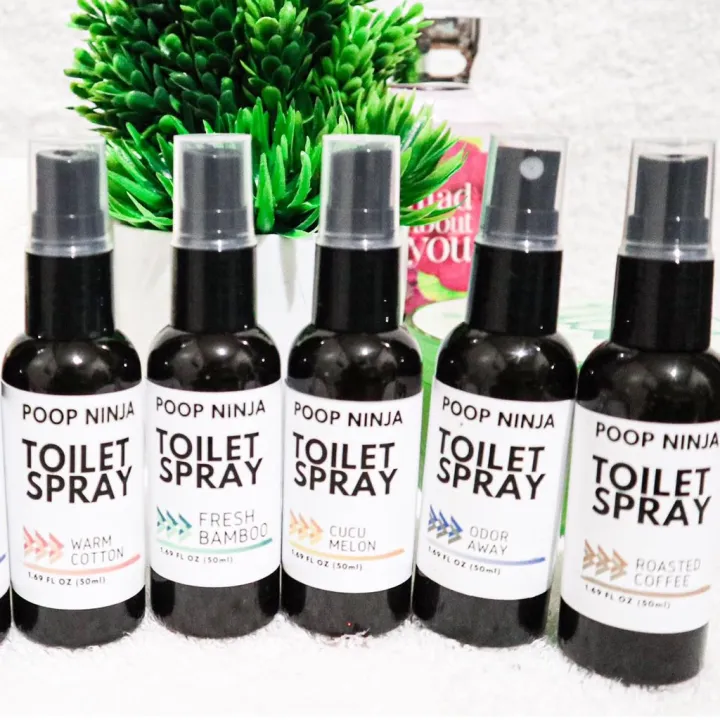 ODOR AWAY Poop Spray Odor Buster - Poop Ninja Poo Spray Toilet ...
