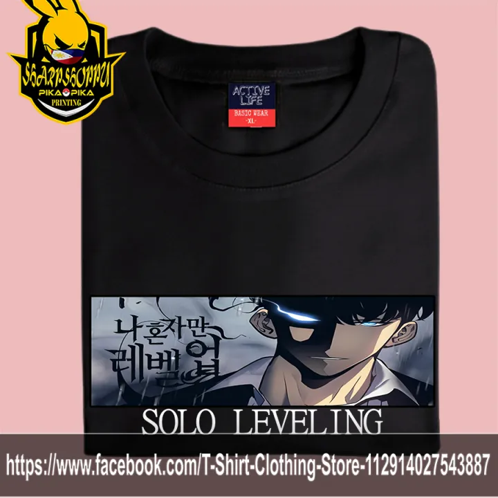 SOLO LEVELING ANIME PRINT & DESIGN UNISEX TEE T-SHIRT | Lazada PH
