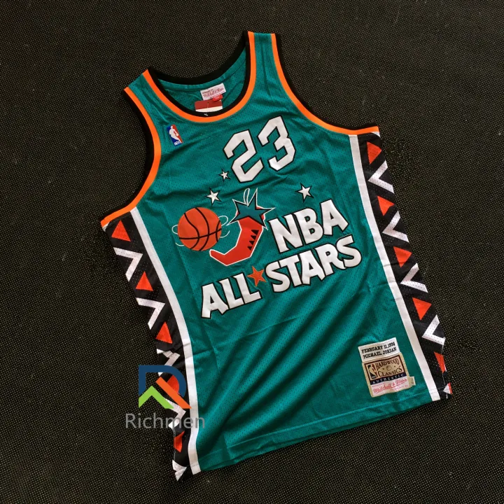 【Mitchell&Ness】Men's New Original 1996 NBA All Star Chicago Bulls #23 Michael Jorˉdan Vintage ...
