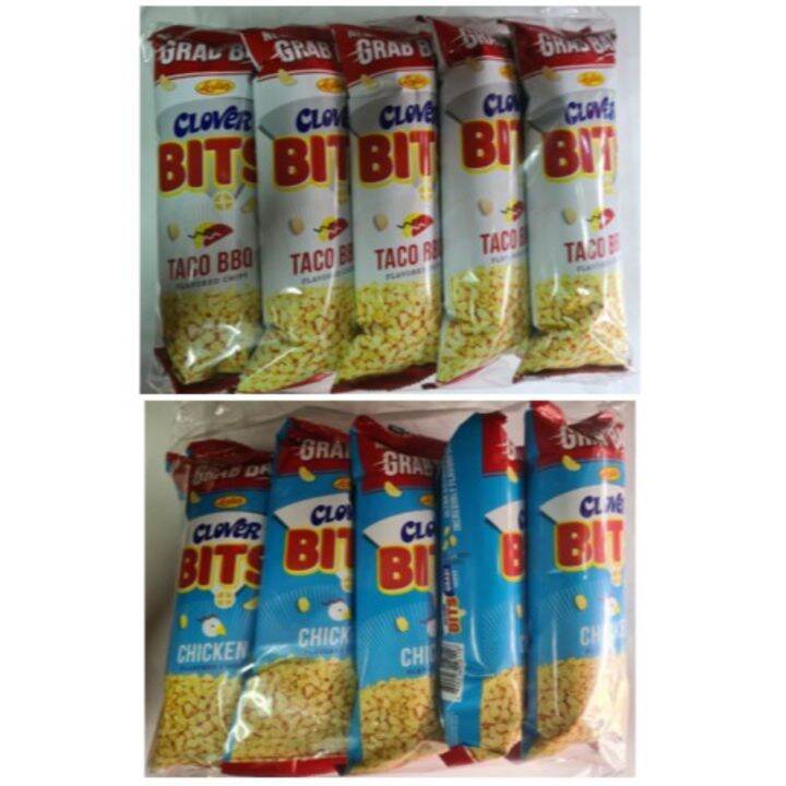 Clover Bits Taco BBQ / Chicken Flavored 40g x 10pcs | Lazada PH