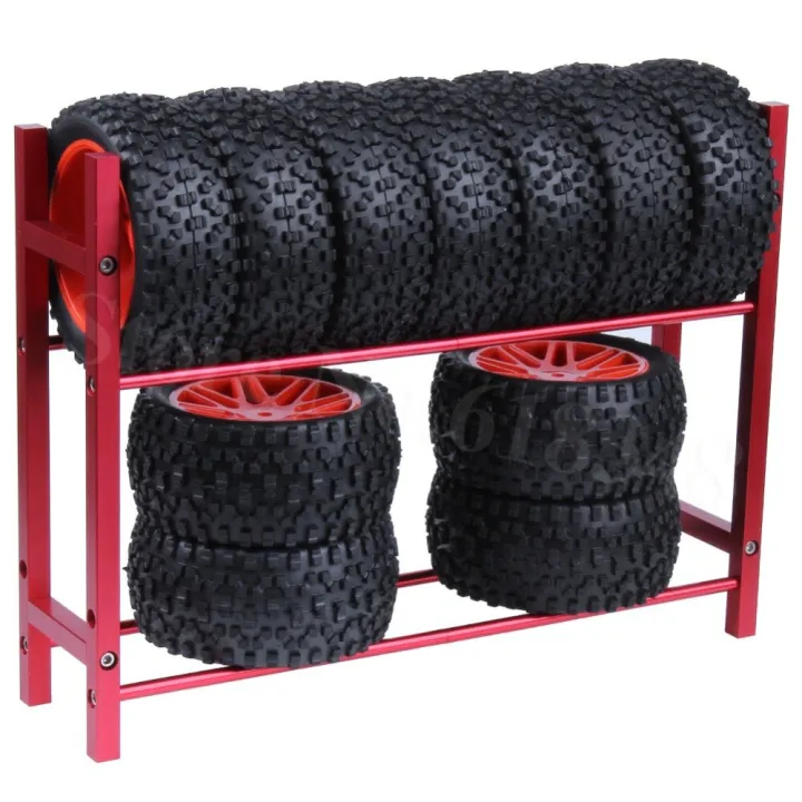 Metal Aluminum RC Car Tires Rack Wheels Shelf for 1/10 Scale Remote ...