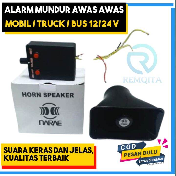Alarm Mundur Mobil Truck Awas Awas 20 Suara Alarem Rem Mobil Truk 12 24 ...