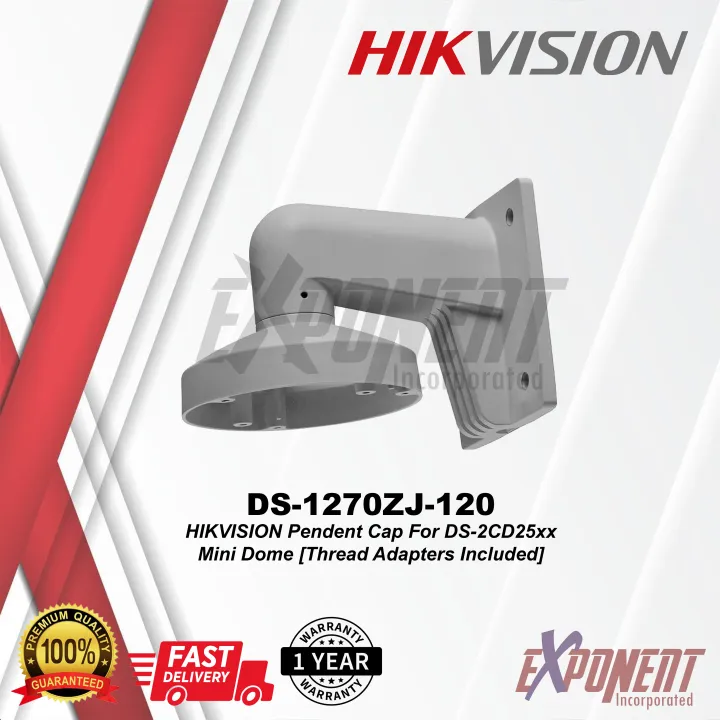 DS-1270ZJ-120 - HIKVISION Pendent Cap For DS-2CD25xx Mini Dome [Thread ...
