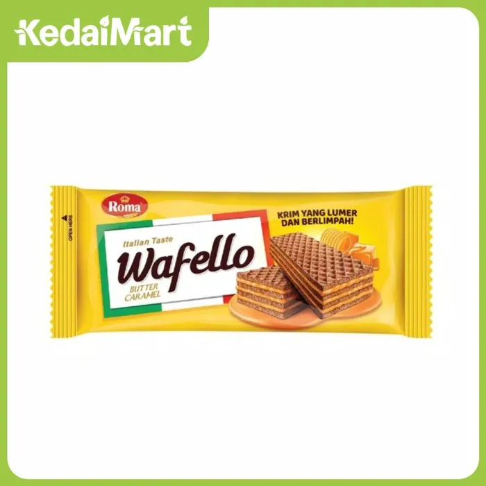 Roma Wafello Butter Caramel 130 Gram | Lazada Indonesia