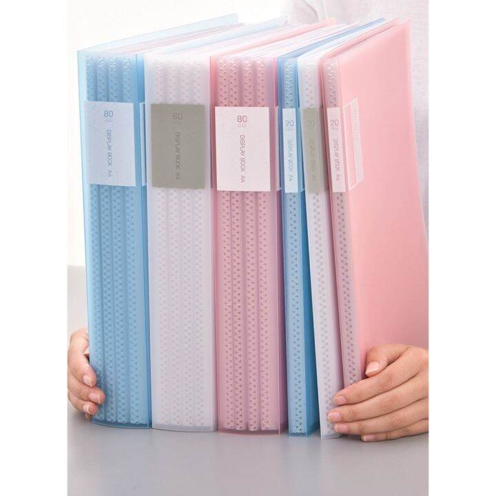 【READY STOCK】 ☁Deli A4 clear book 60 sheets 80 sheets⚘ | Lazada PH
