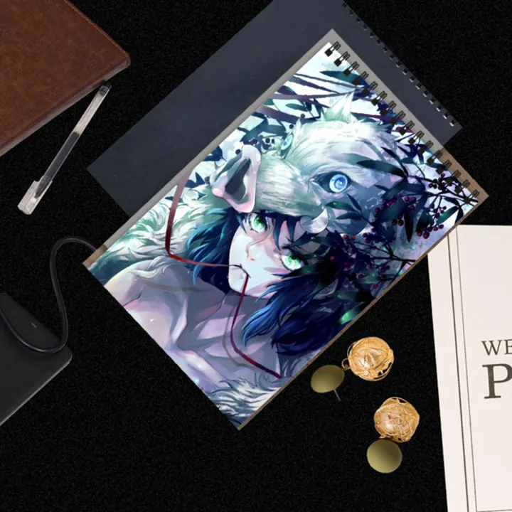 LANCE Girl Gift Demon Slayer Pattern Drawing Agenda Schedule Planner ...