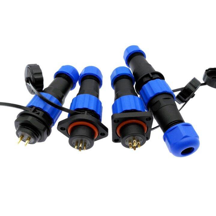 3 Pin Waterproof Cable Connector Ip68 Waterproof Male Female Plugs ...