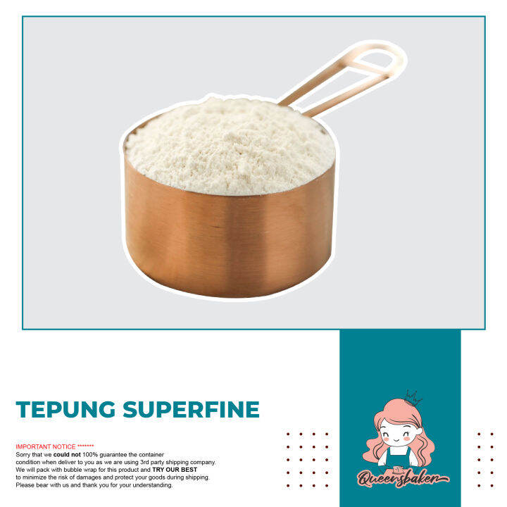 Superfine Flour/ Cake Flour /Baking Tepung Superfine 1kg | Lazada