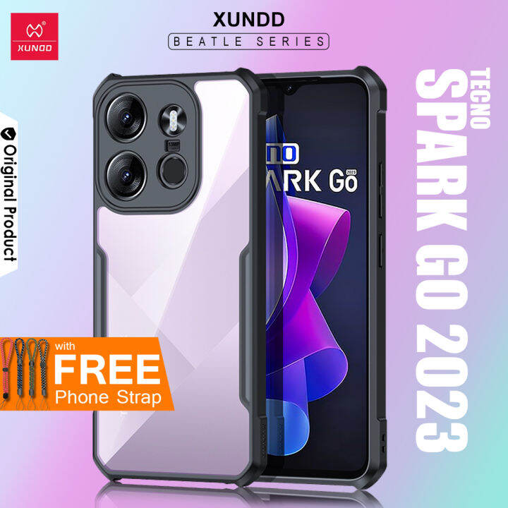 Xundd [Original] Beatle Clear Hybrid Shock Proof Armor Case for Tecno Spark Go 2023 | Lazada PH