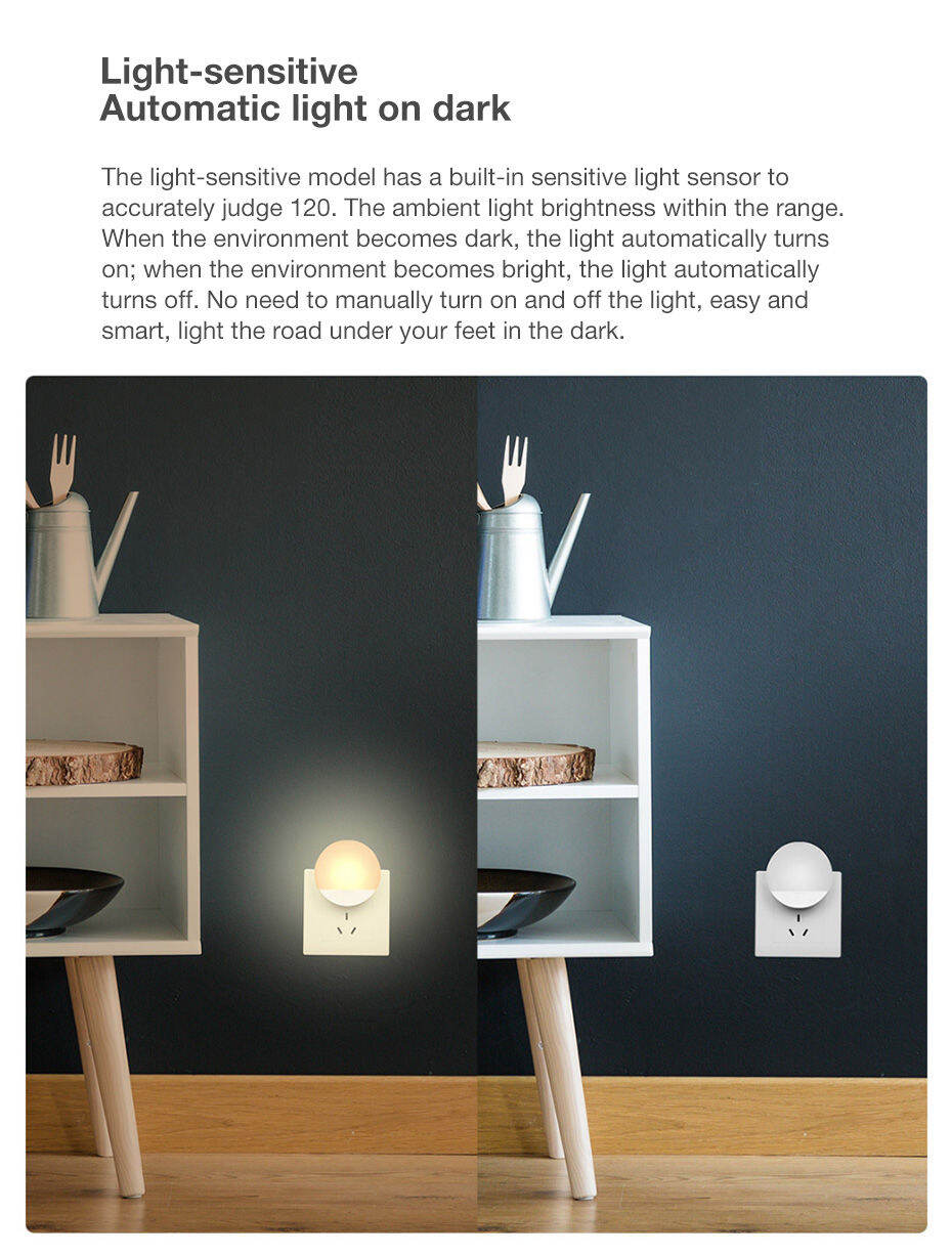 Xiaomi YouPin Official Store OPPLE Plug and Play Night Light Energy ...