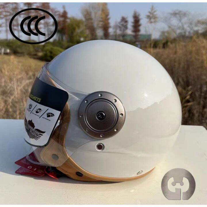 Classic Half Face Helmet For Motorcycle Original With Icc Sticker Men ...