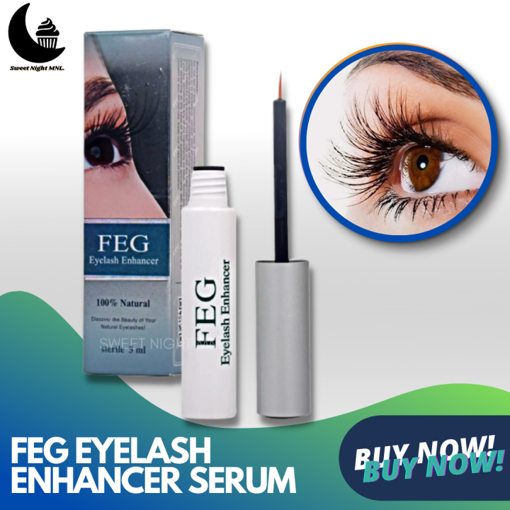 Original FEG Eyelash Enhancer Serum, Rapid Eyelash Thicker, Pampahaba ...
