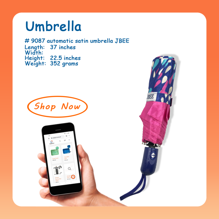 Edepot 9087 JBEE Automatic Umbrella COD | Lazada PH