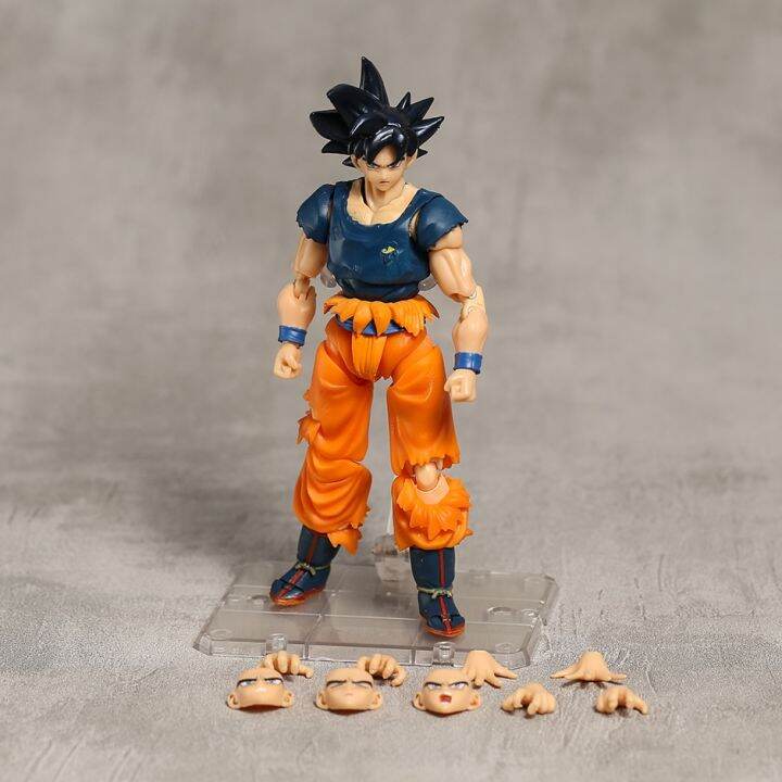Dragon Ball Super Son Goku Bandai Ultra Instinct Sign SHF Action Figure ...
