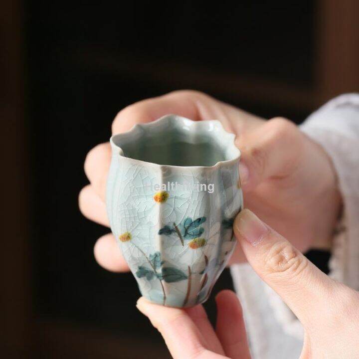 ด้วยความยินดี♈ถ้วยกลิ่นหอมน้ำแข็งแตกโบราณ65มล. เพื่อสุขภาพถ้วยเดียวถ้วย ...