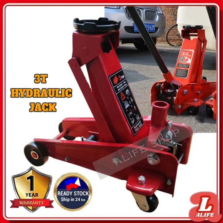 【Fast delivery】Heavy Duty Hydraulic Jack Fast Lift Service Jack - 3 Ton ...