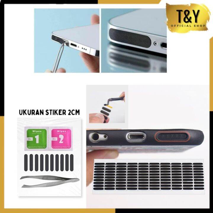 STIKER PENUTUP LUBANG SPEAKER ANTI DEBU ISI 10 PCS STICKER JARING ANTI ...