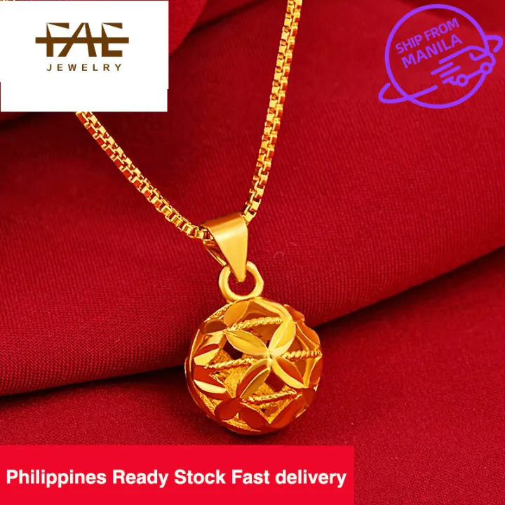 Original 18k Saudi Pure Gold Pawnable Neckalce for Women Lock Bone ...