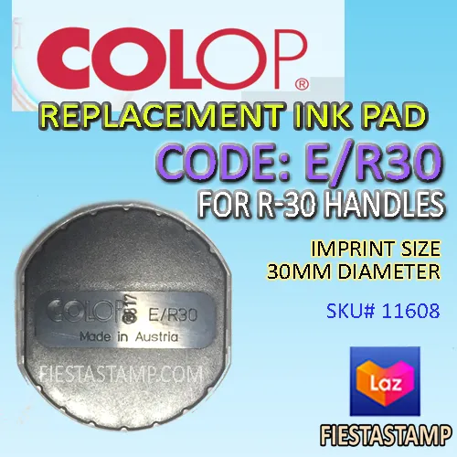COLOP Replacement Ink Pad (E/R30) for R-30 Self-Inking Rubber Stamp Handles | Lazada PH