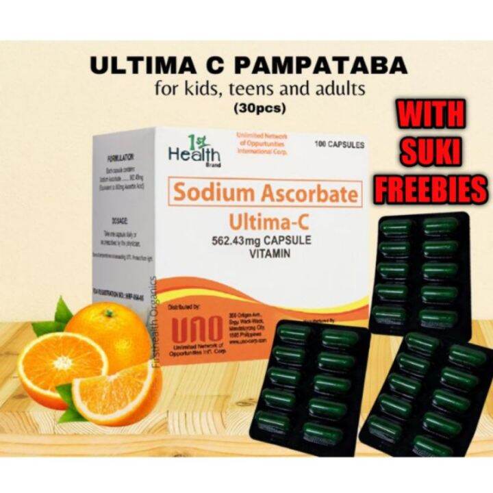 UNO Legit Ultima C 30capsule Vitamin c Sodium Ascorbate alkaline based ...