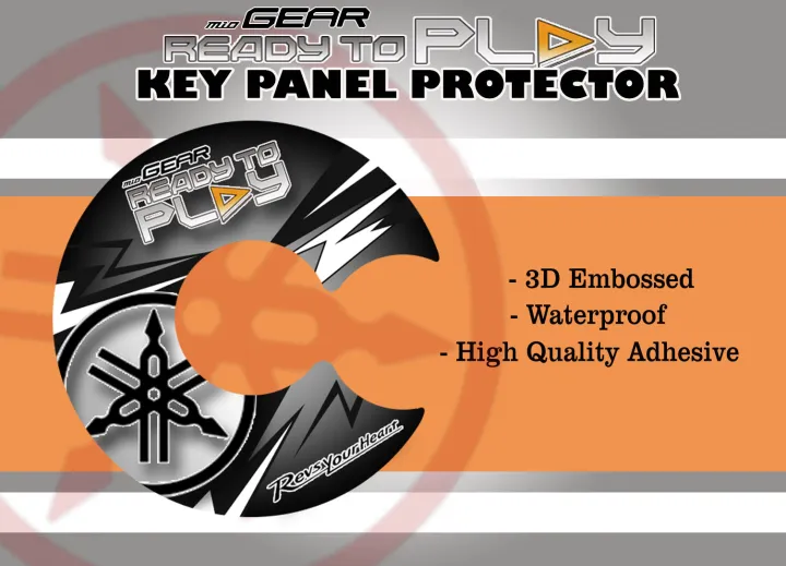 MIO GEAR/ YAMAHA MIO GEAR KEY PANEL PROTECTOR / MIO GEAR KEY PANEL ...
