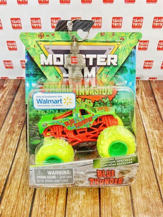 Spin Master Monster Jam - Walmart Blue Thunder Zombie Invasion1:64 ...