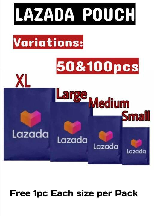 NEW DESIGN Lazadas Pouch with Sleeves Small Medium Large Extra Large ...