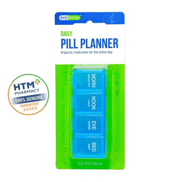 Ezy Dose Four-A-Day Classic Pill Reminder | Lazada