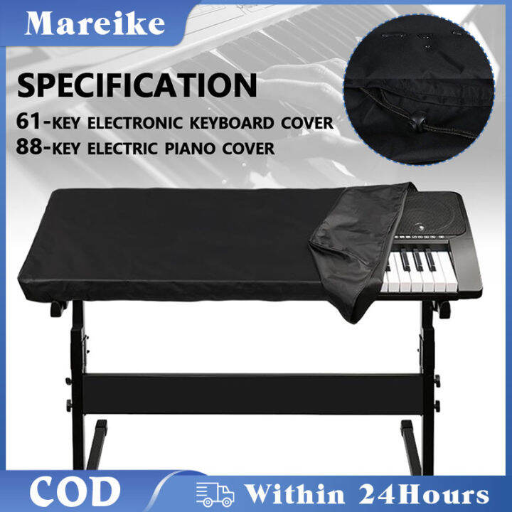 61 Keys Piano Keyboard Cover Digital Piano Waterproof Dust Cover With ...