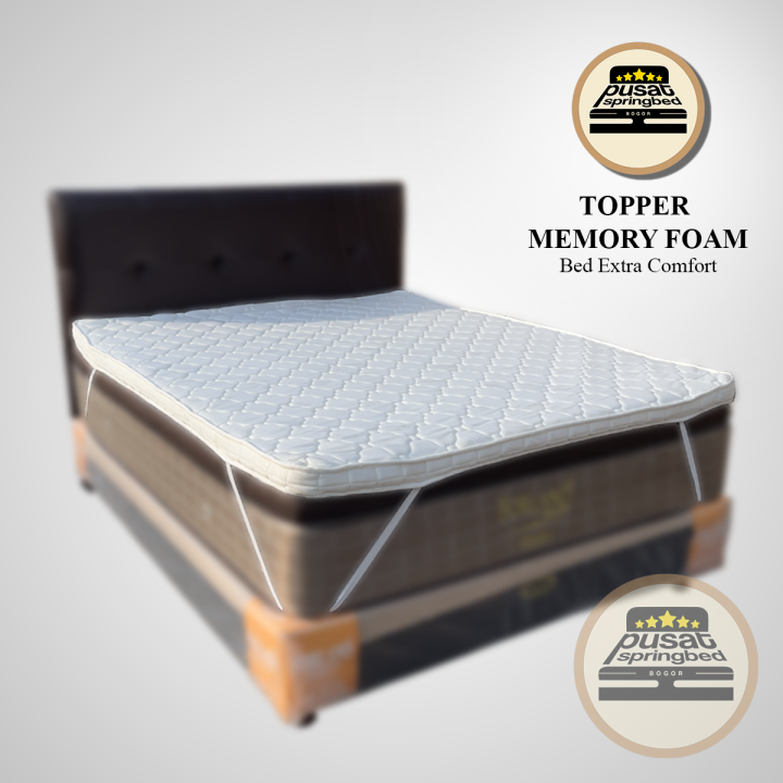 Matras Topper Memory Foam Kasur Springbed / Pelapis Kasur | Lazada ...