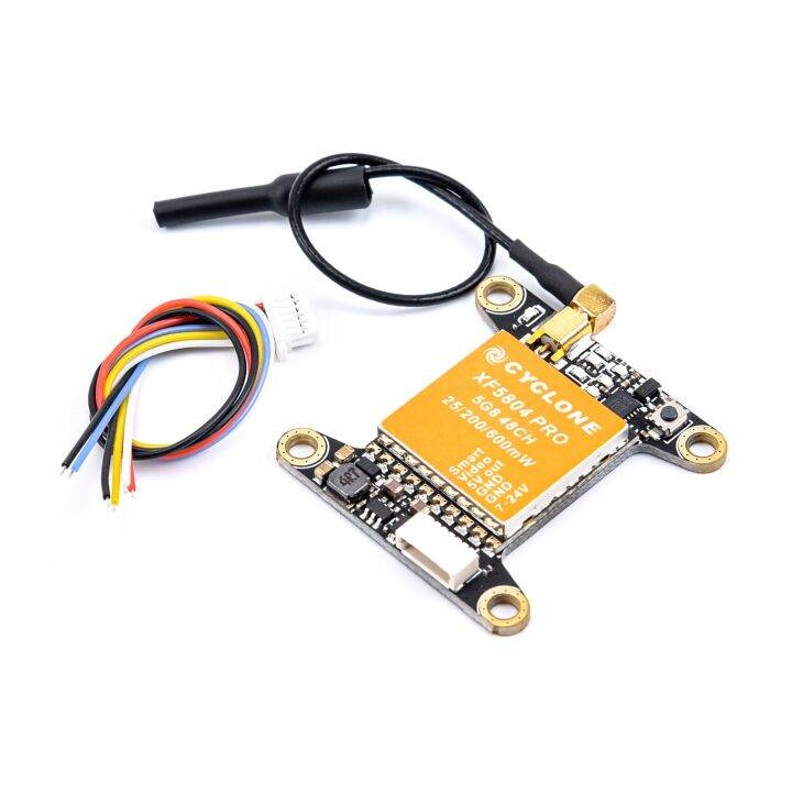 XF5804ไซโคลนโปร FPV วิดีโอ5.8G 48CH 25 / 200/600MW สลับได้ OSD VTX FPV ...