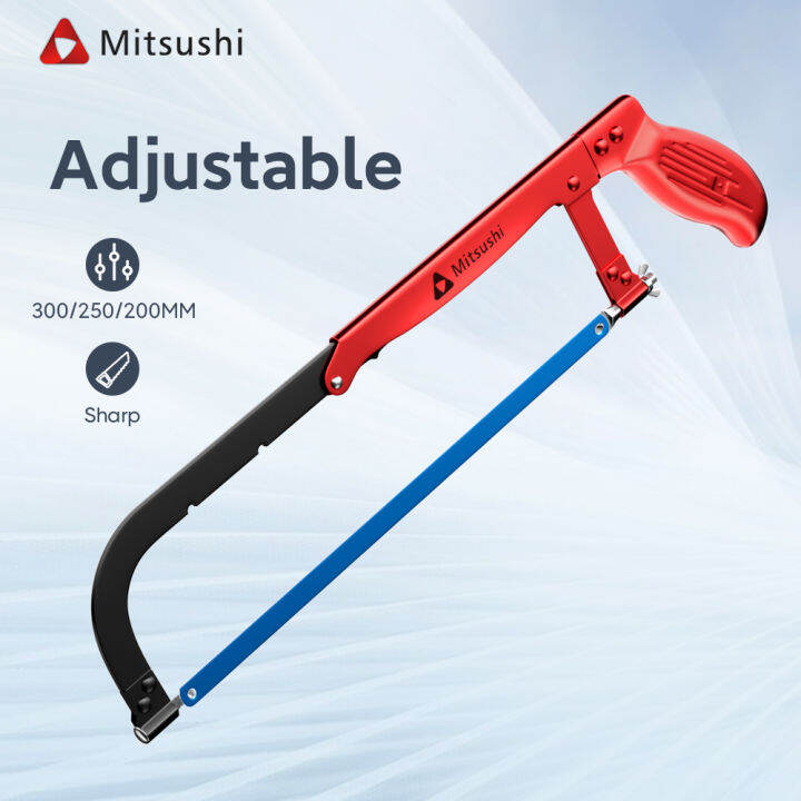 Mitsushi double-use handmade hacksaw frame adjustable non-slip plastic ...