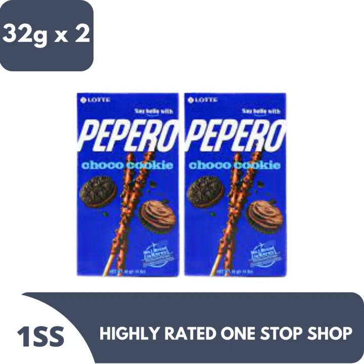 Lotte Pepero Choco Cookie 32g x 2 | Lazada PH