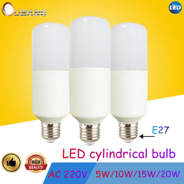 LED E27 spiral cylindrical energy saving cold white light bulb 5W /10W ...