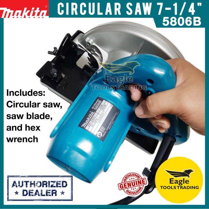 Makita Circular Saw 5806B 7-1/4" 1050 W | Power Saw | Corded circular ...