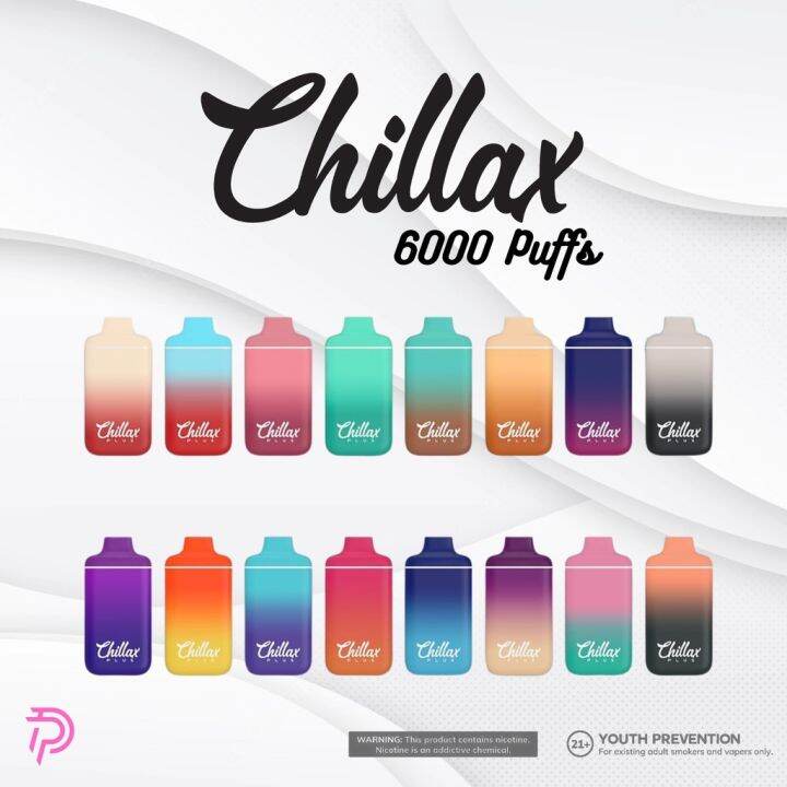 Chillax Plus 6000 Puffs Disposable Legit puffmaster (Rechargeable ...
