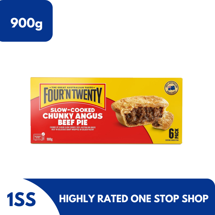 Four 'N Twenty Slow Cooked Chunky Angus Beef Pie, 900g | Lazada PH