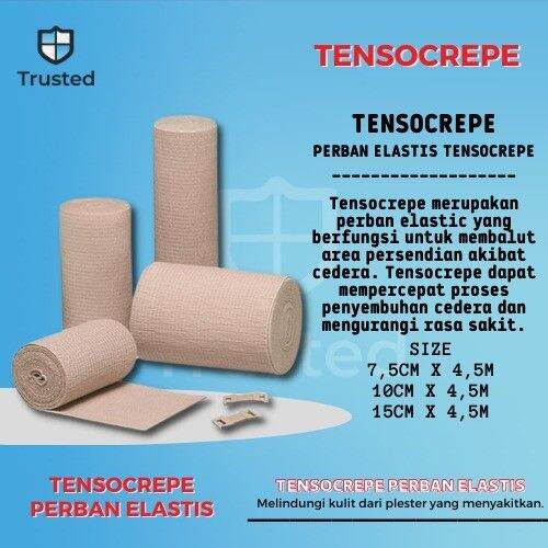 Perban Tensocrepe Perban Elastis Kaki dan Tangan Elastic Bandage ...