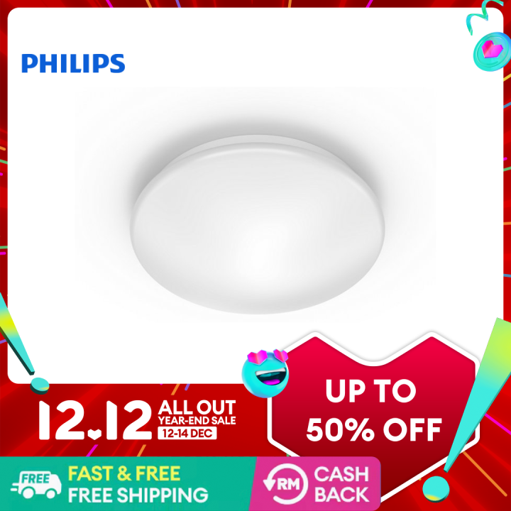 PHILIPS Essential LED Ceiling Light CL200 6W 10W 17W 20W 2700K / 6500K [Ready Stock] | Lazada
