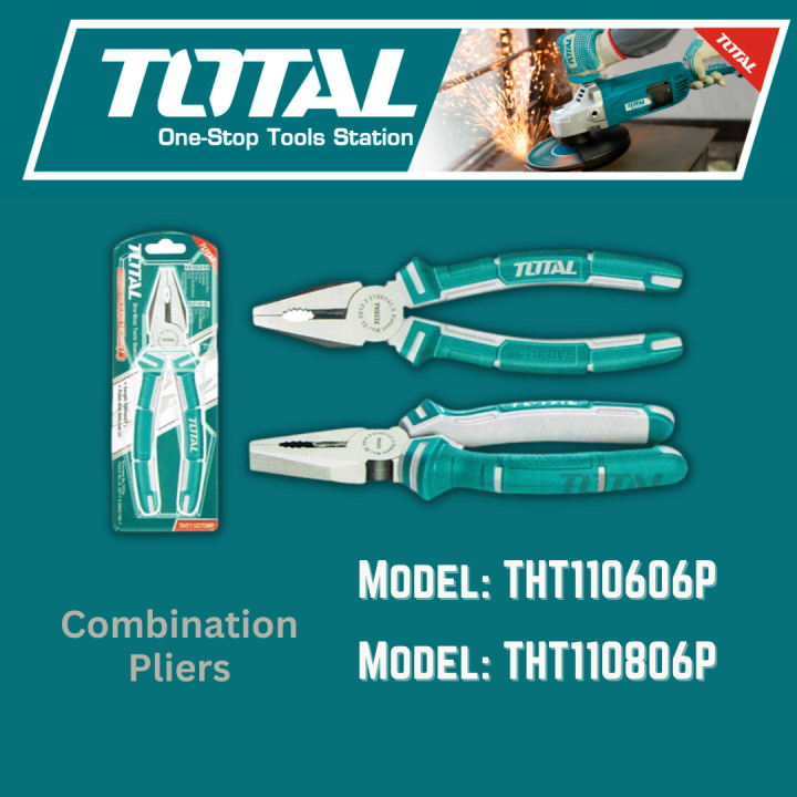 Total Combination Pliers (THT110606P / THT110806P) | Lazada