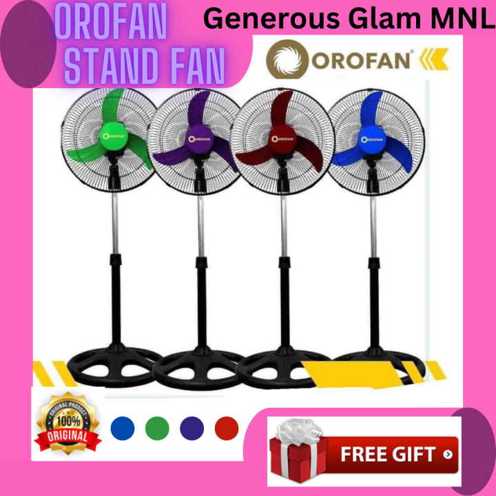 OROFAN OSF-16B (EG.2) STAND FAN (16"Banana blade)/ELECTRIC FAN | Lazada PH