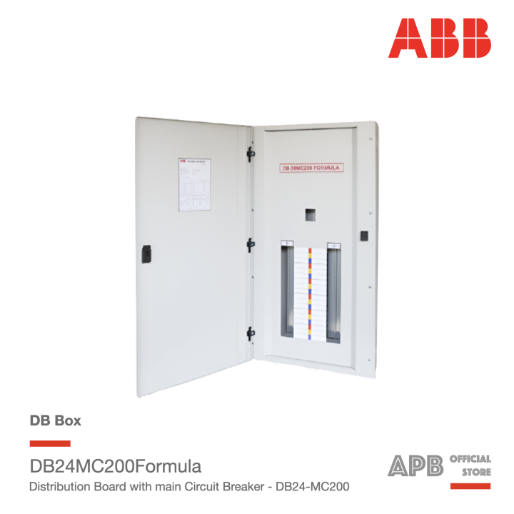 ABB ตู้โหลดเซ็นเตอร์ DB24MC200 Formula, Distribution Board with Main ...