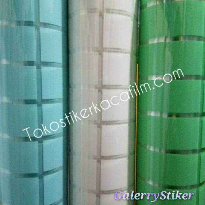 Sticker Kaca Motif Tidak Tembus Pandang Kaca Filem Motif Hiasan Kaca ...