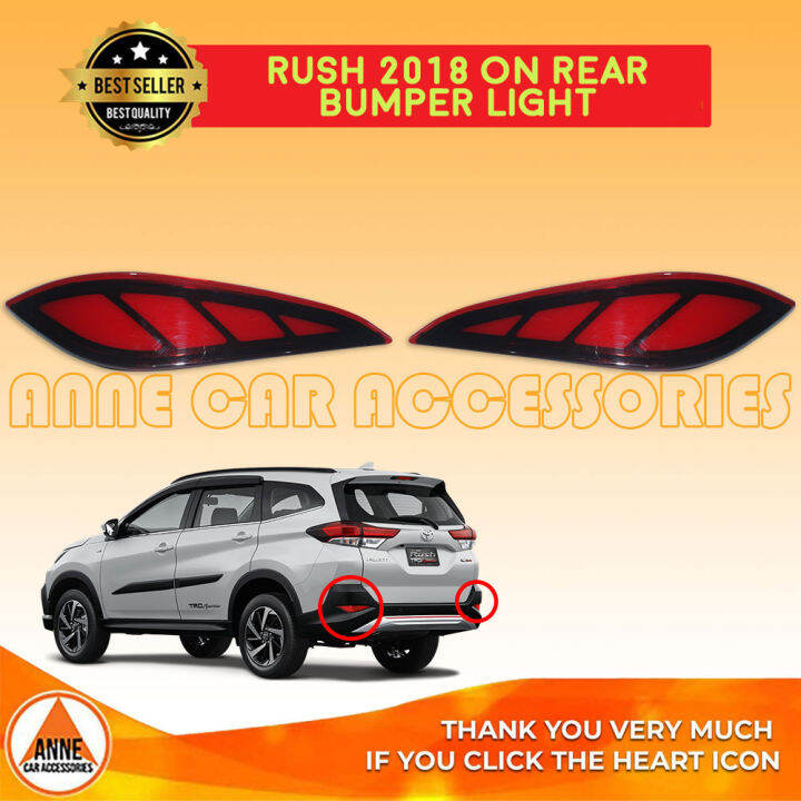 Rear Bumper Light for Toyota Rush G E 2018 2019 2020 2021 2022 2023 ...