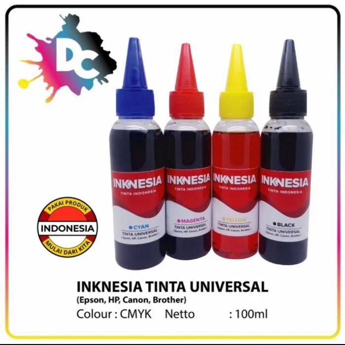 Tinta Printer Universal / Tinta Cair Infus Isi Ulang Printer 100ml ...